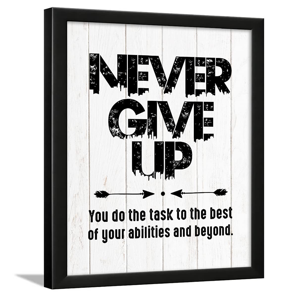 Chaka Chaundh Motivation Quotes Wall Frame Never Ever Give up Wall ...