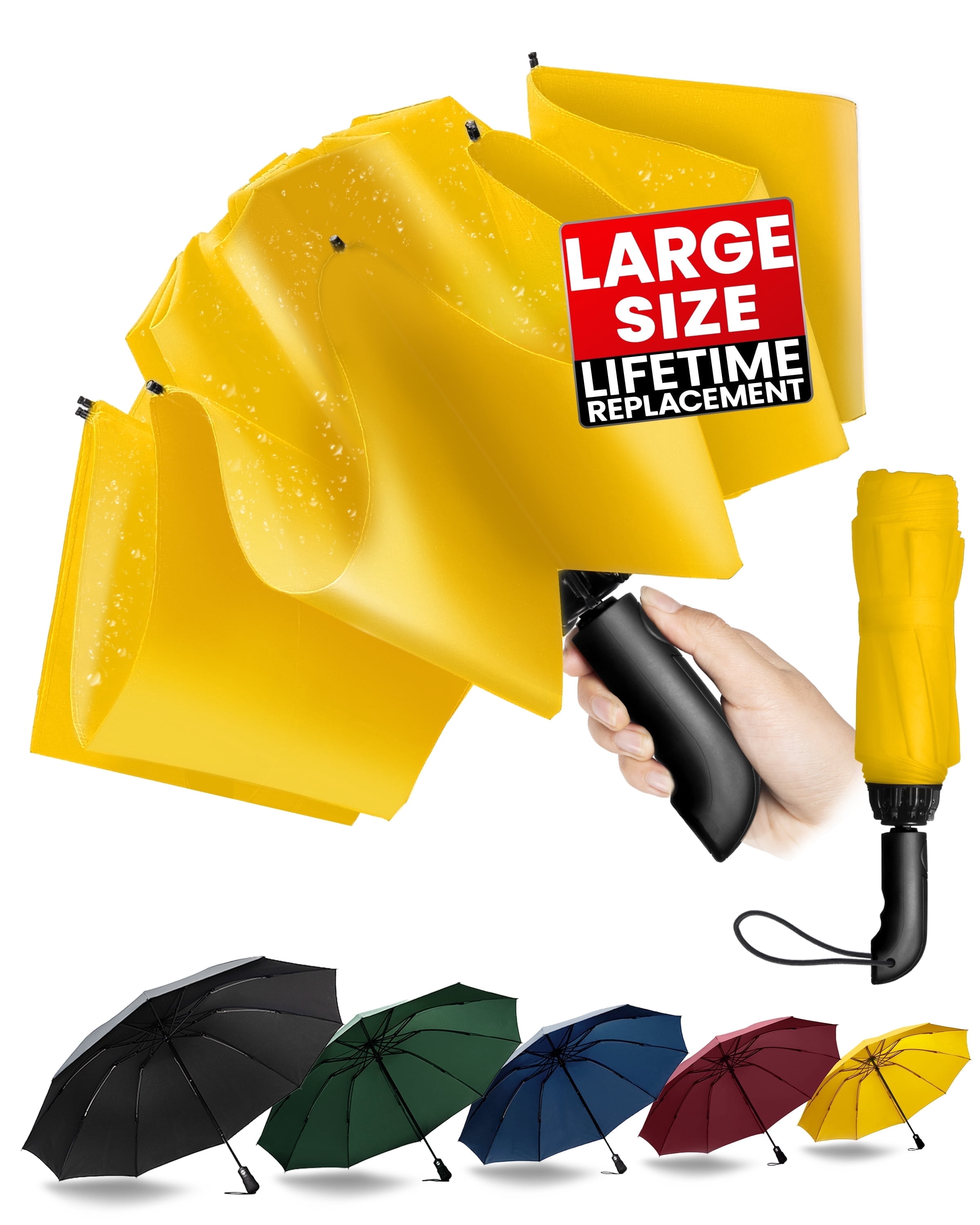 "Chakipee Mini Travel Portable Automatic Folding Umbrella, Windproof ...