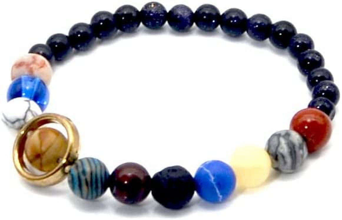 Chakra Bracelets for Women Reiki Healing Crystals Yoga Beads Stretch ...