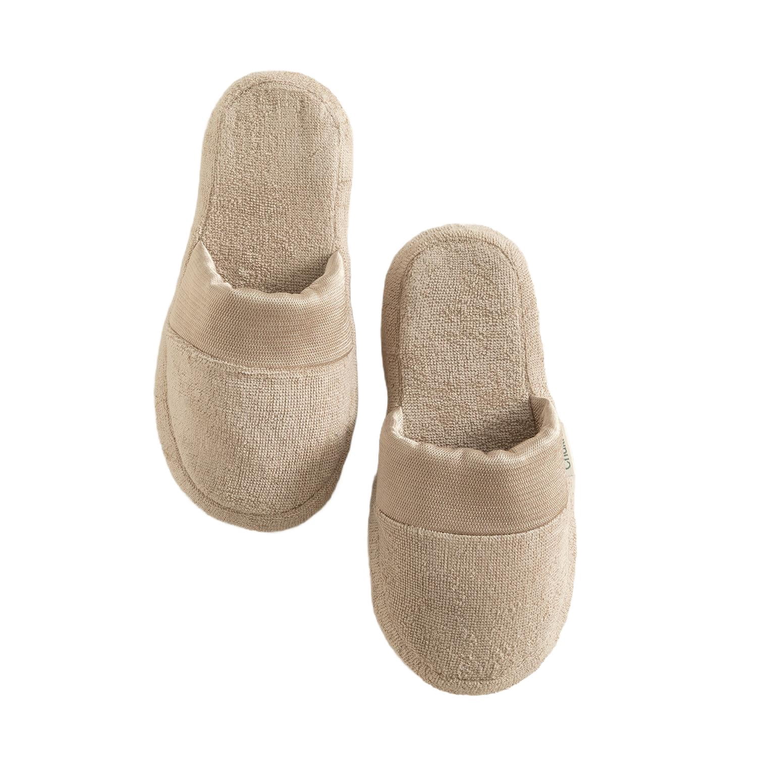Chakra Floss Unisex Slippers - 60% Cotton, 40% Bamboo Bathroom Slippers ...