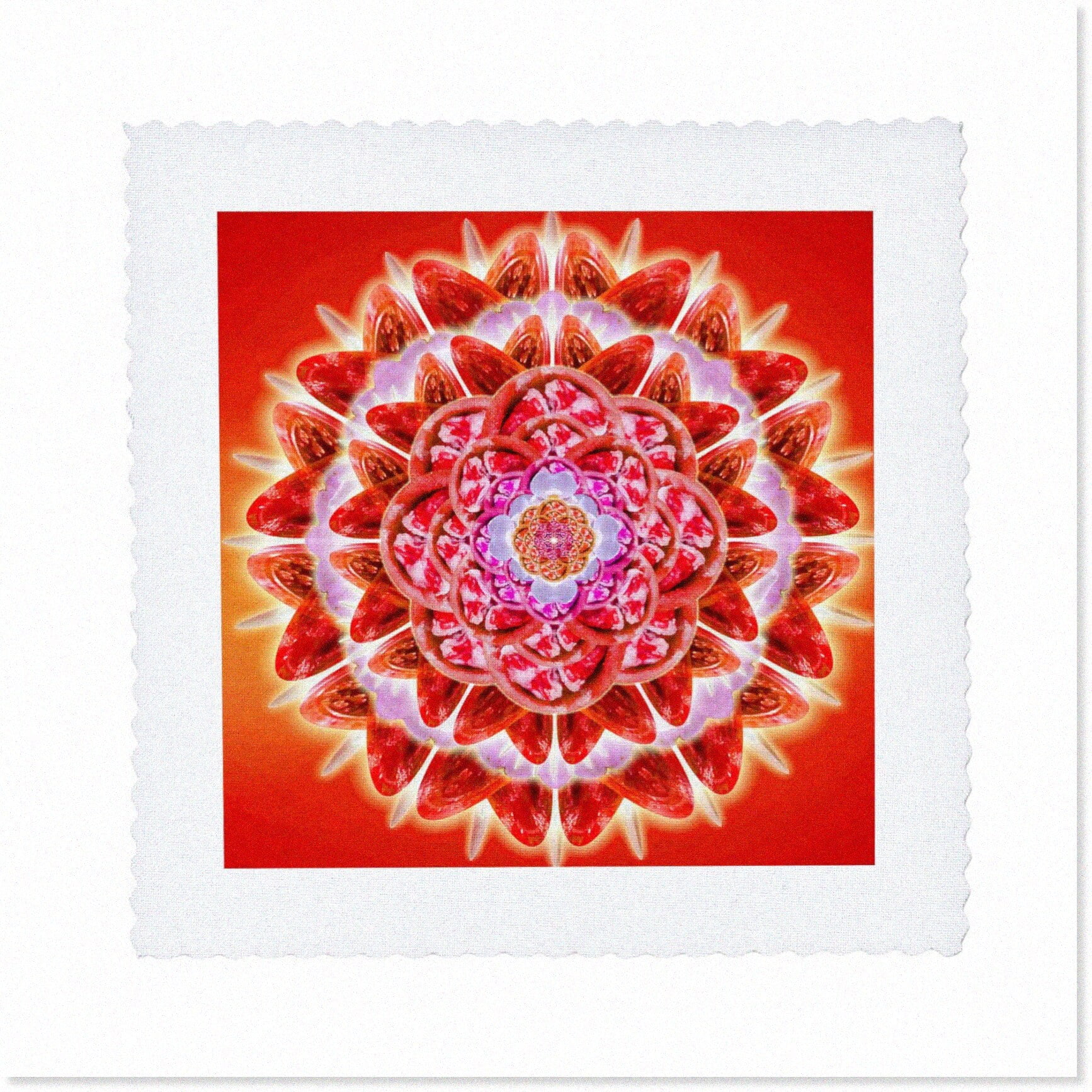 Chakra Harmony Patchwork: Vibrant 10x10-Inch Quilt Square for Root ...