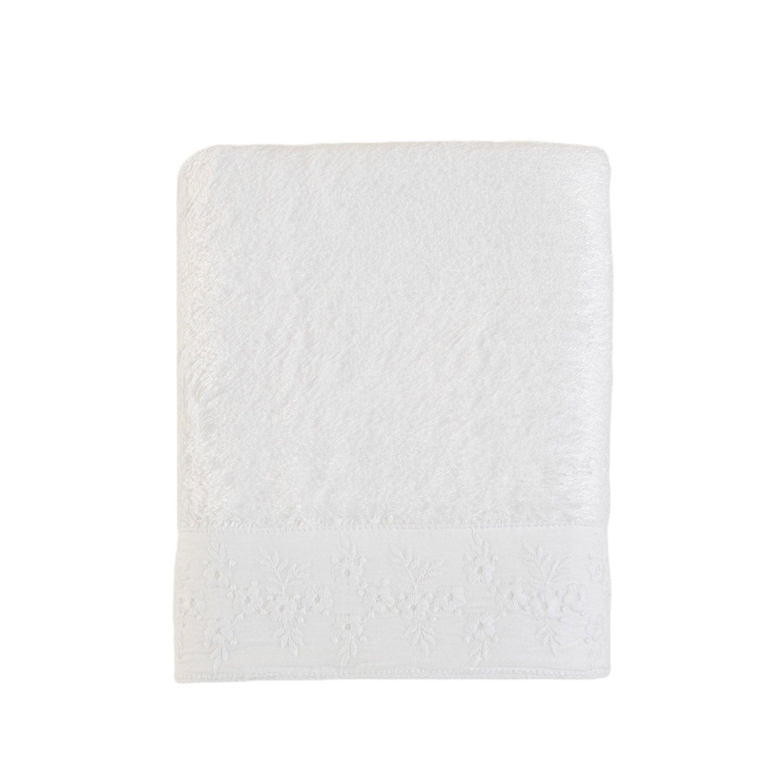 Chakra Sophian Face Towel 50x90 Cm – Soft and Absorbent Towel | White ...