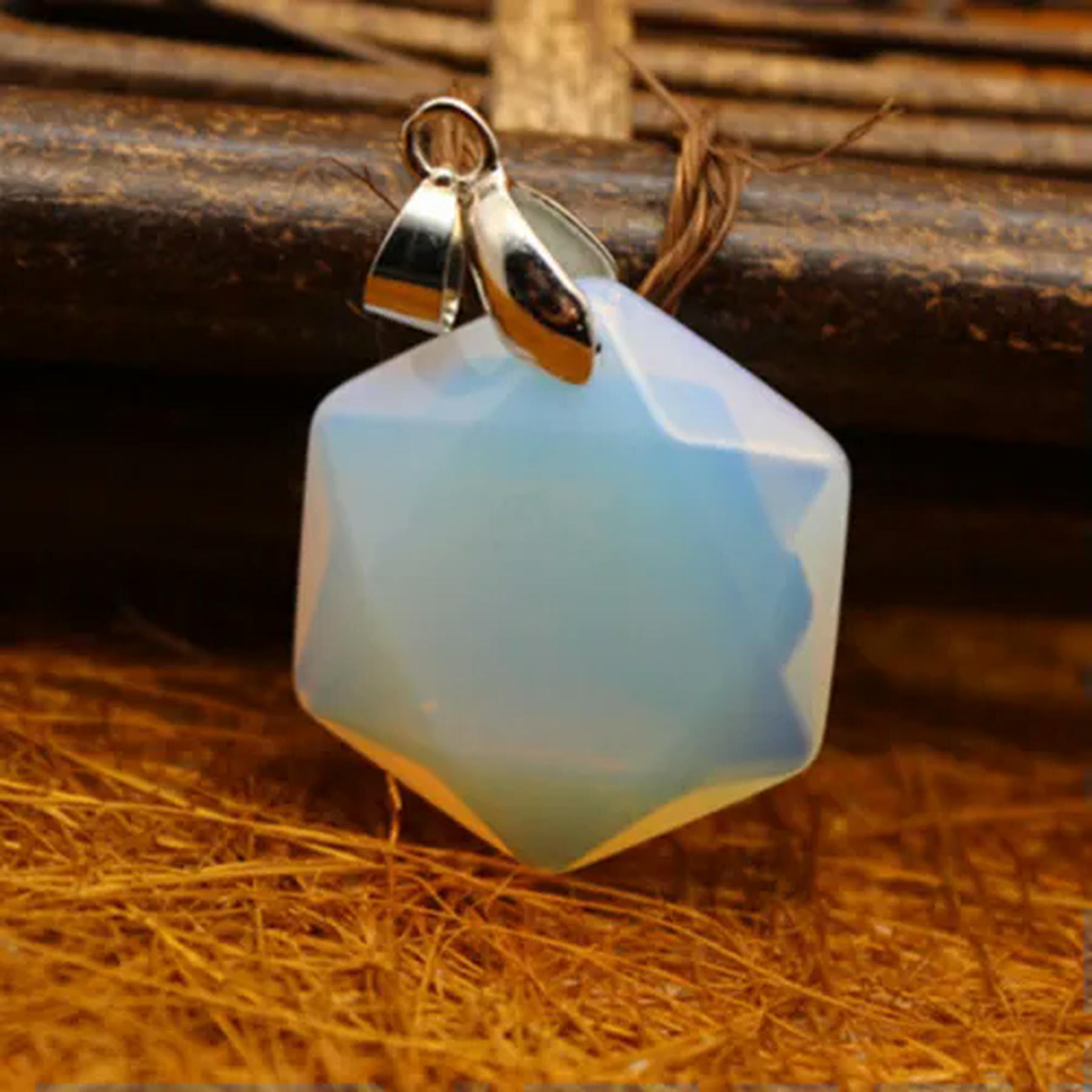 Chakra Star Hexagram Talisman Pendant Healing Reiki Amulet Necklace ...