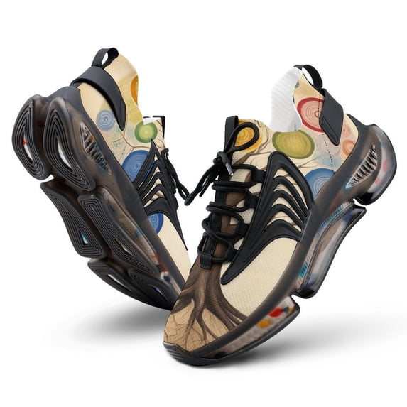 Chakra Tree of Life Art Walking Shoes for Men Woman Lightweight Tennis ...