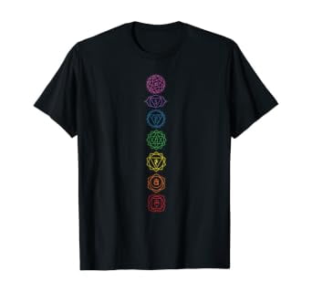 Chakras t shirt-Yoga gift-colorful sacred geometry OM tee, Unisex T ...