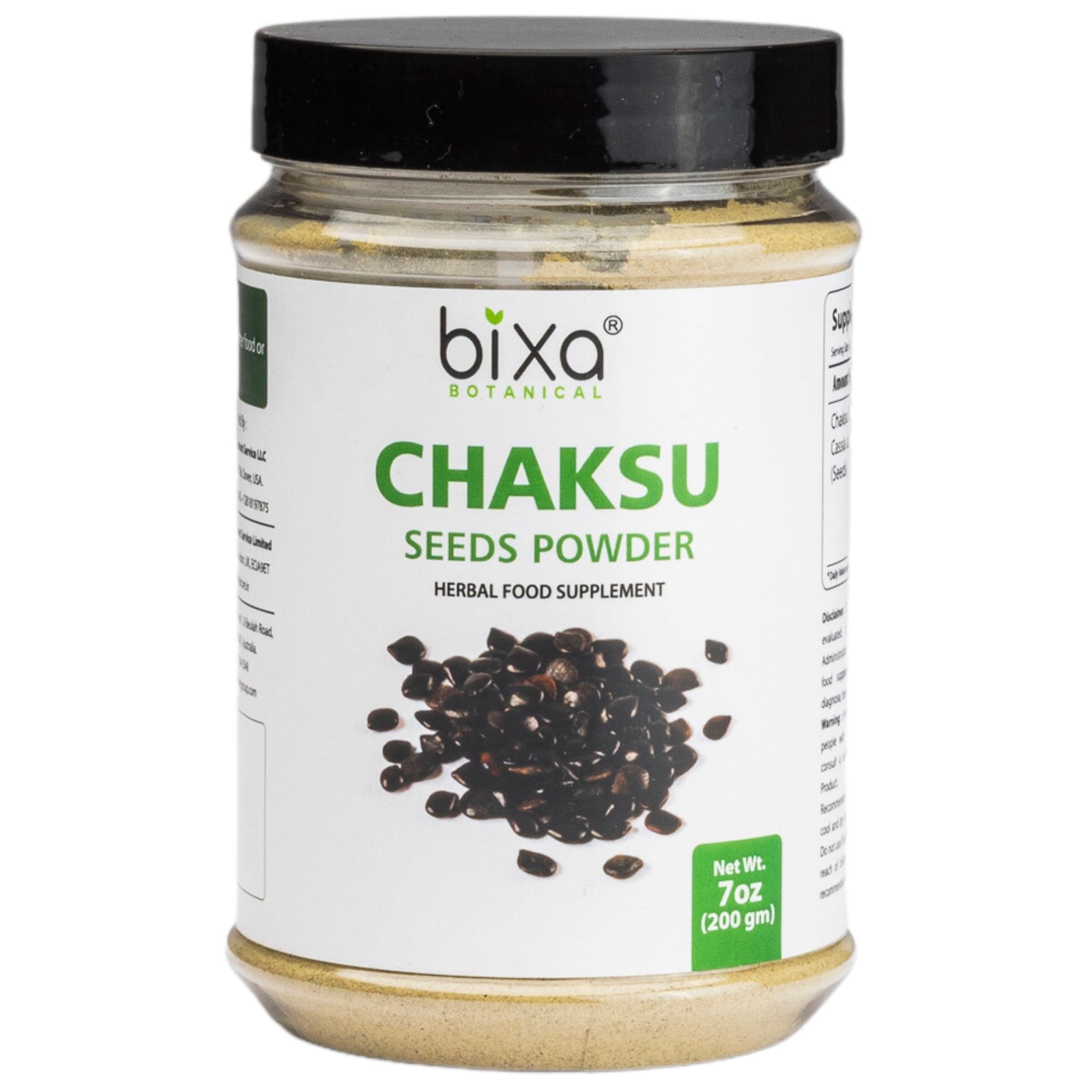 Bixa Botanical Chaksu Seed Powder, Cassia Absus, 200gm, Supports ...