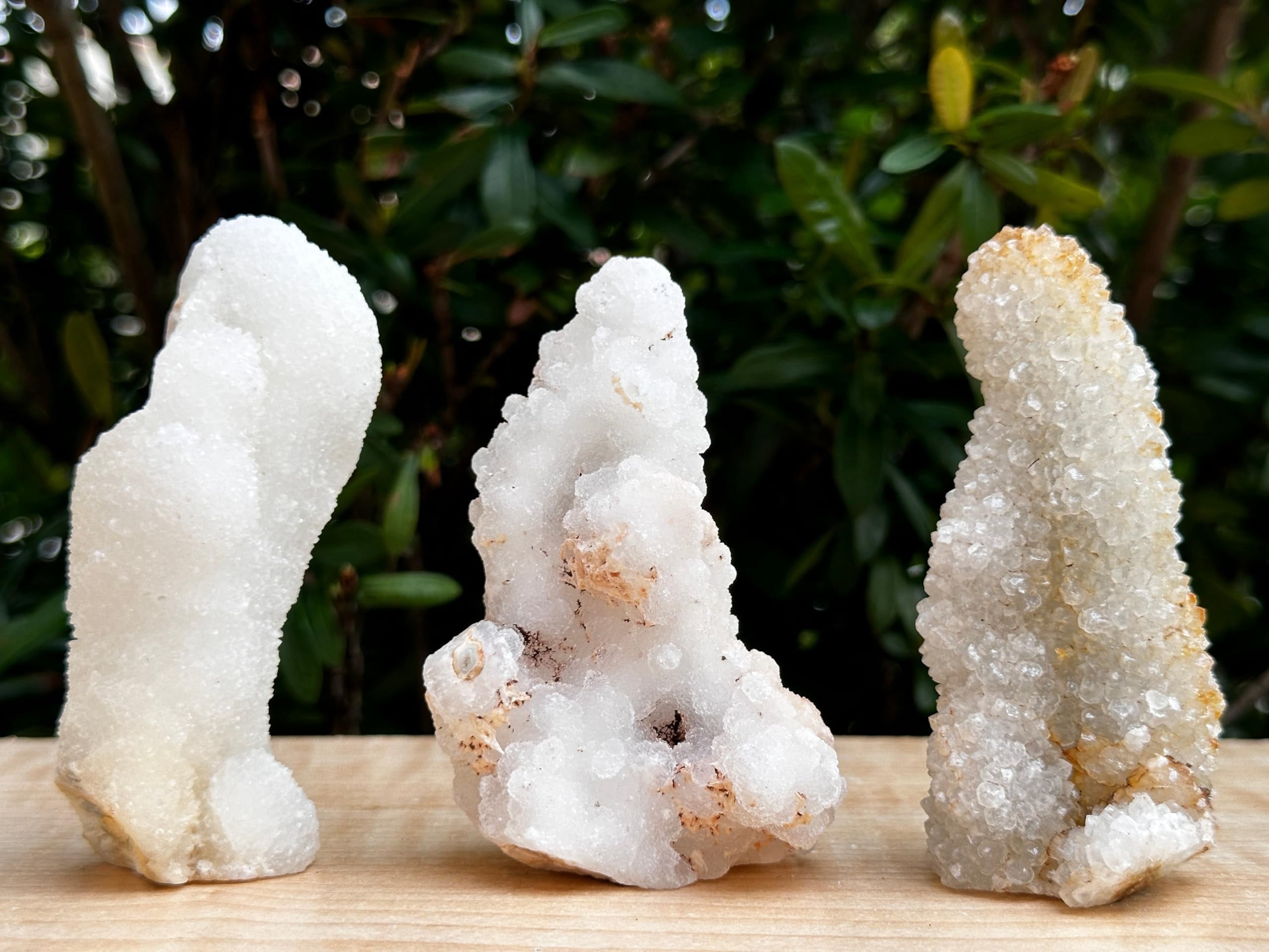 Chalcedony & Crystal Quartz Stalactite 3-8", Natural Quartz on ...