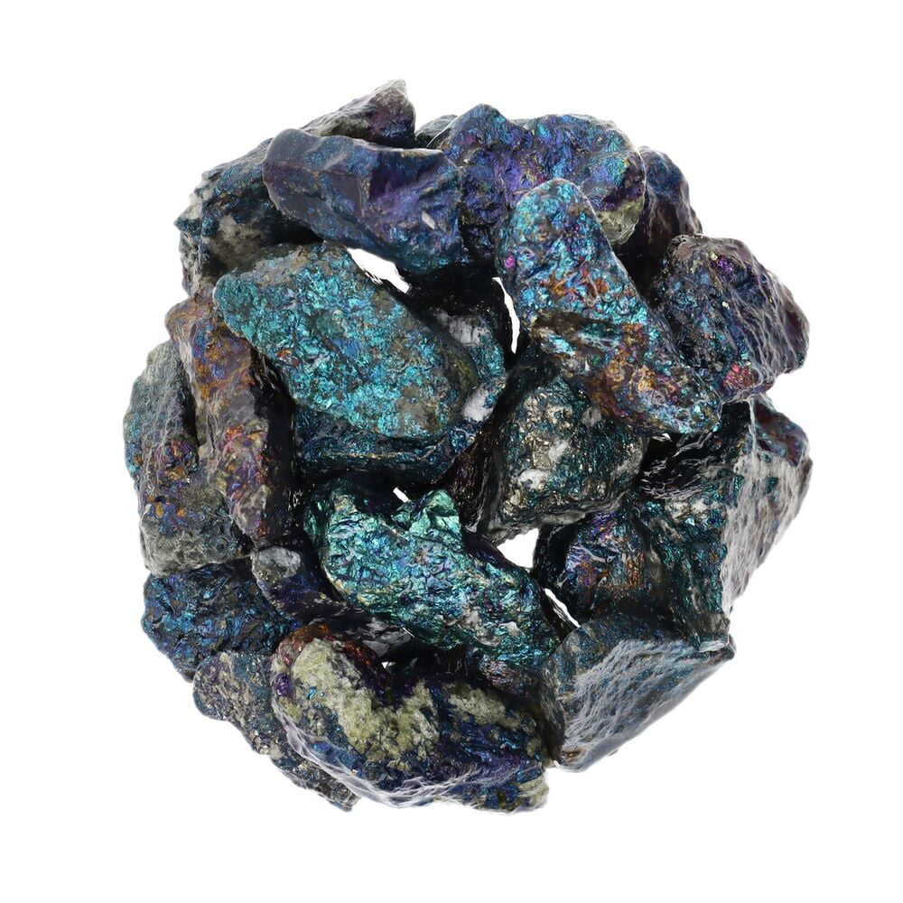 Chalcopyrite Peacock Ore - 1" to 1.5" - Wholesale Rough Stone Specimens ...