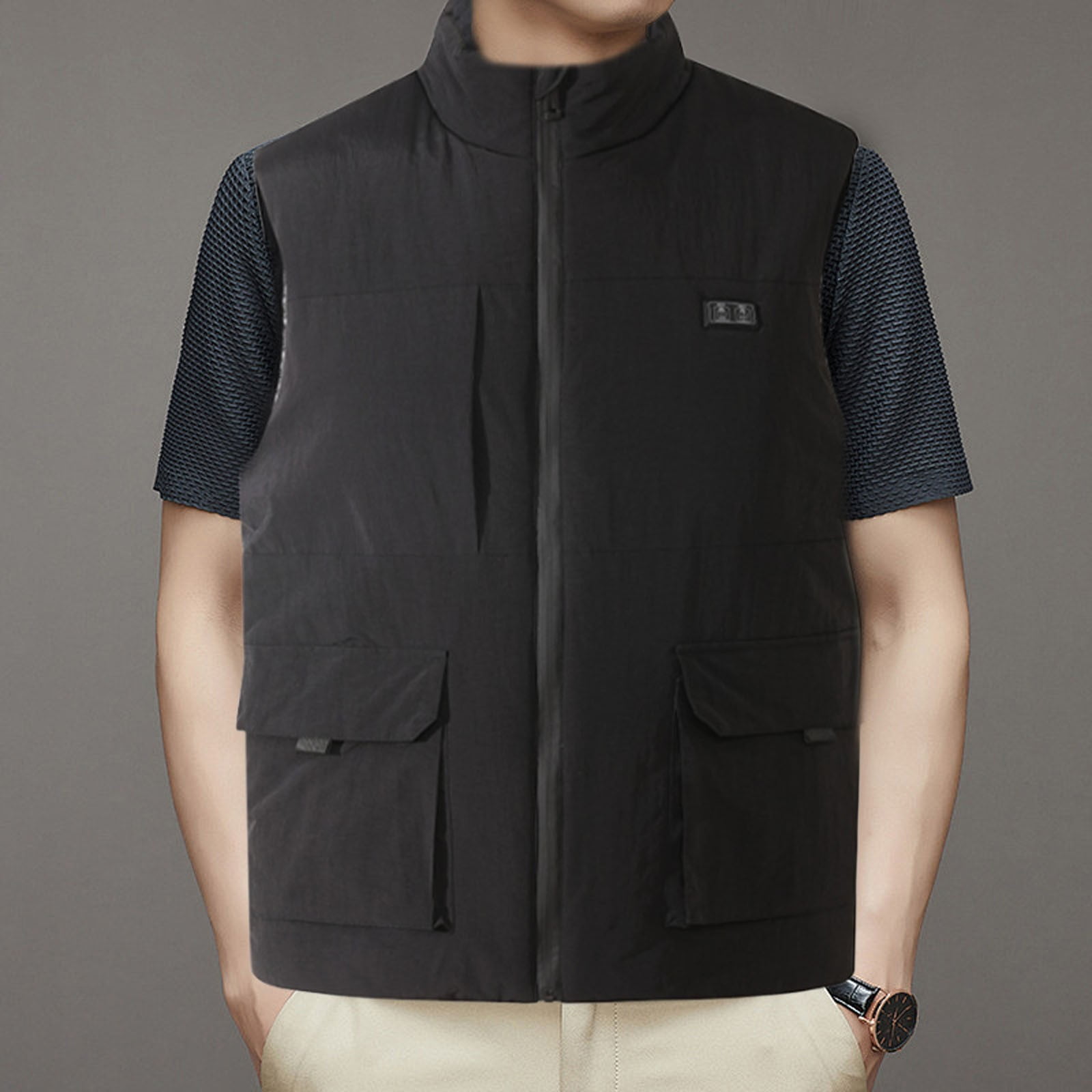 Chaleco calefactor de grafeno: chaleco calefactable inteligente para hombres, calefacción ...