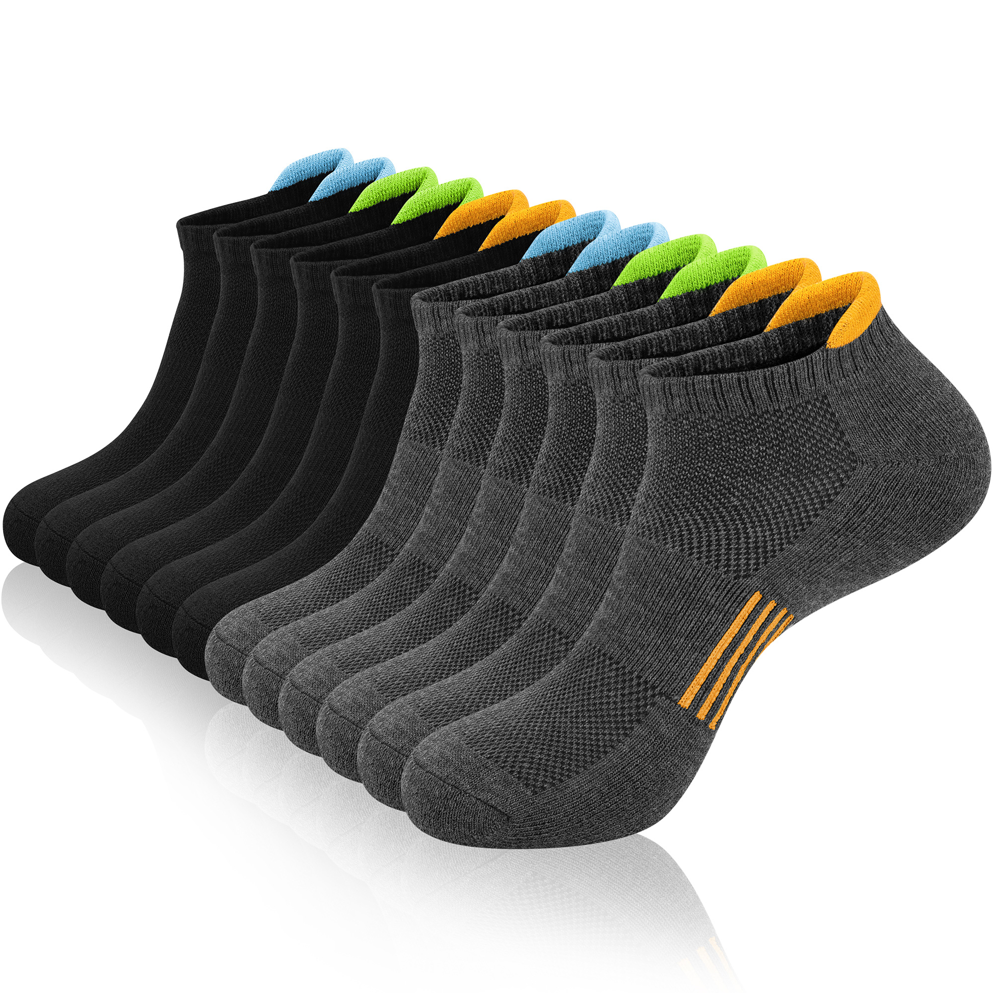 Athletic Works Men's Ankle Socks 12 Pack - Walmart.com