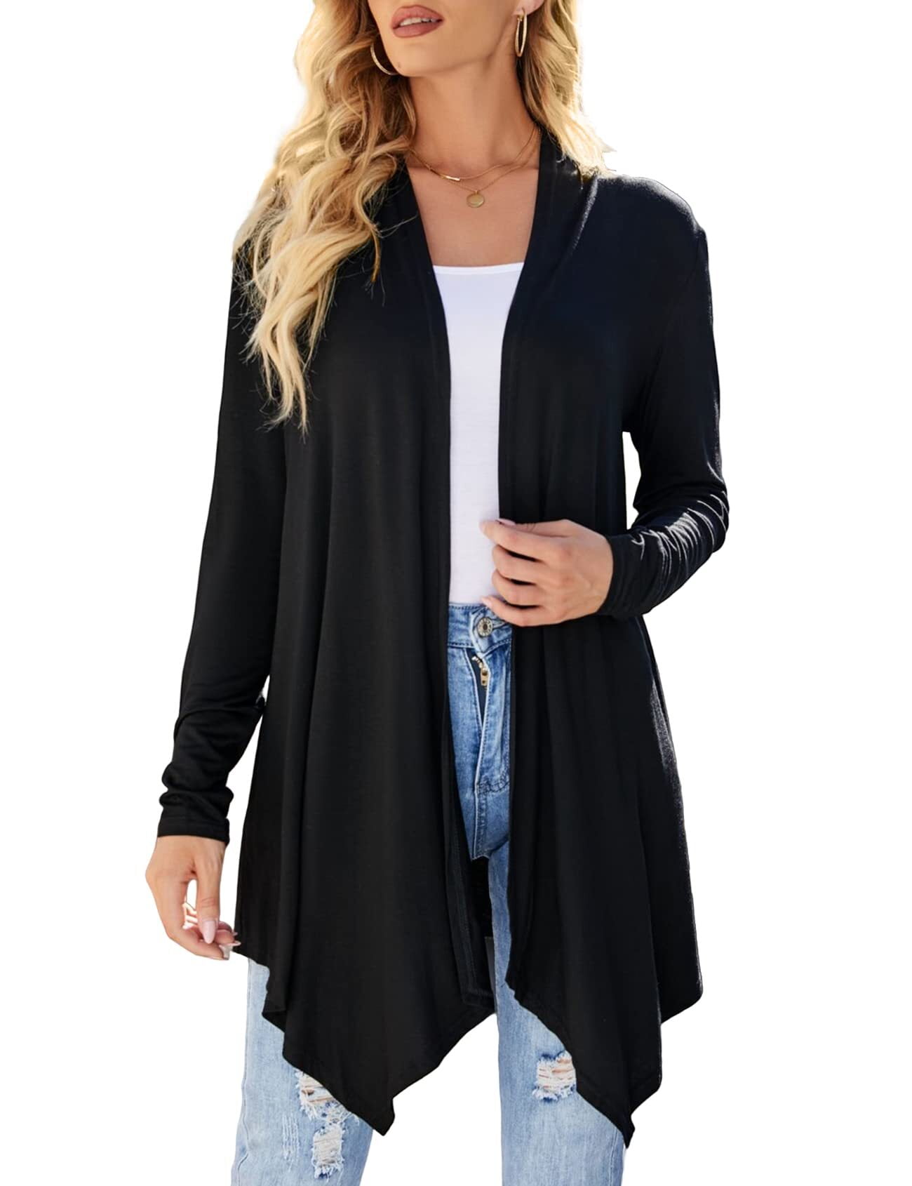 KOITHOT Cardigans for Women with Pocketes Long Sleeve Lightweight ...