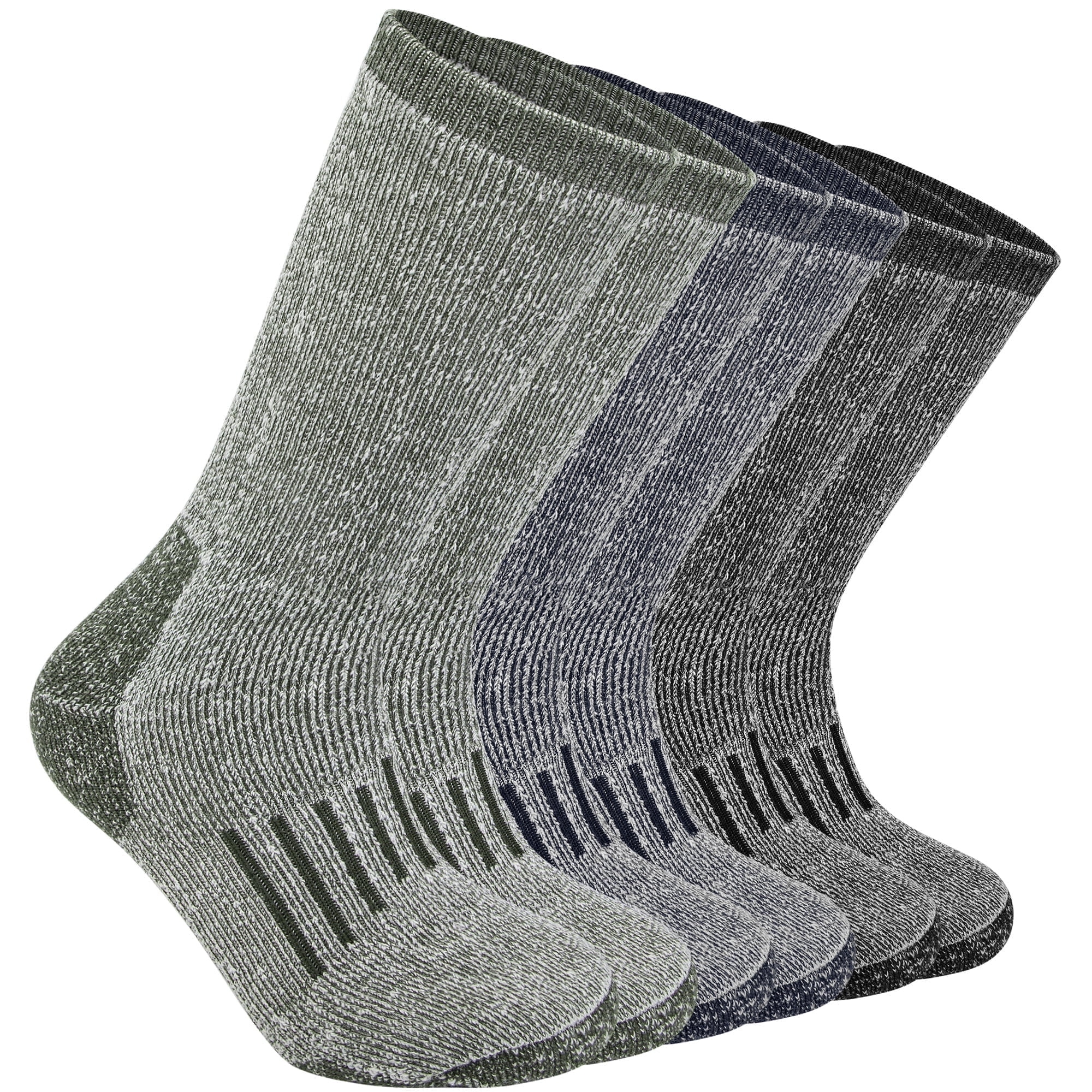 KOITHOT 3 Pack Merino Wool Socks for Men & Women, Thermal Boot Warm ...