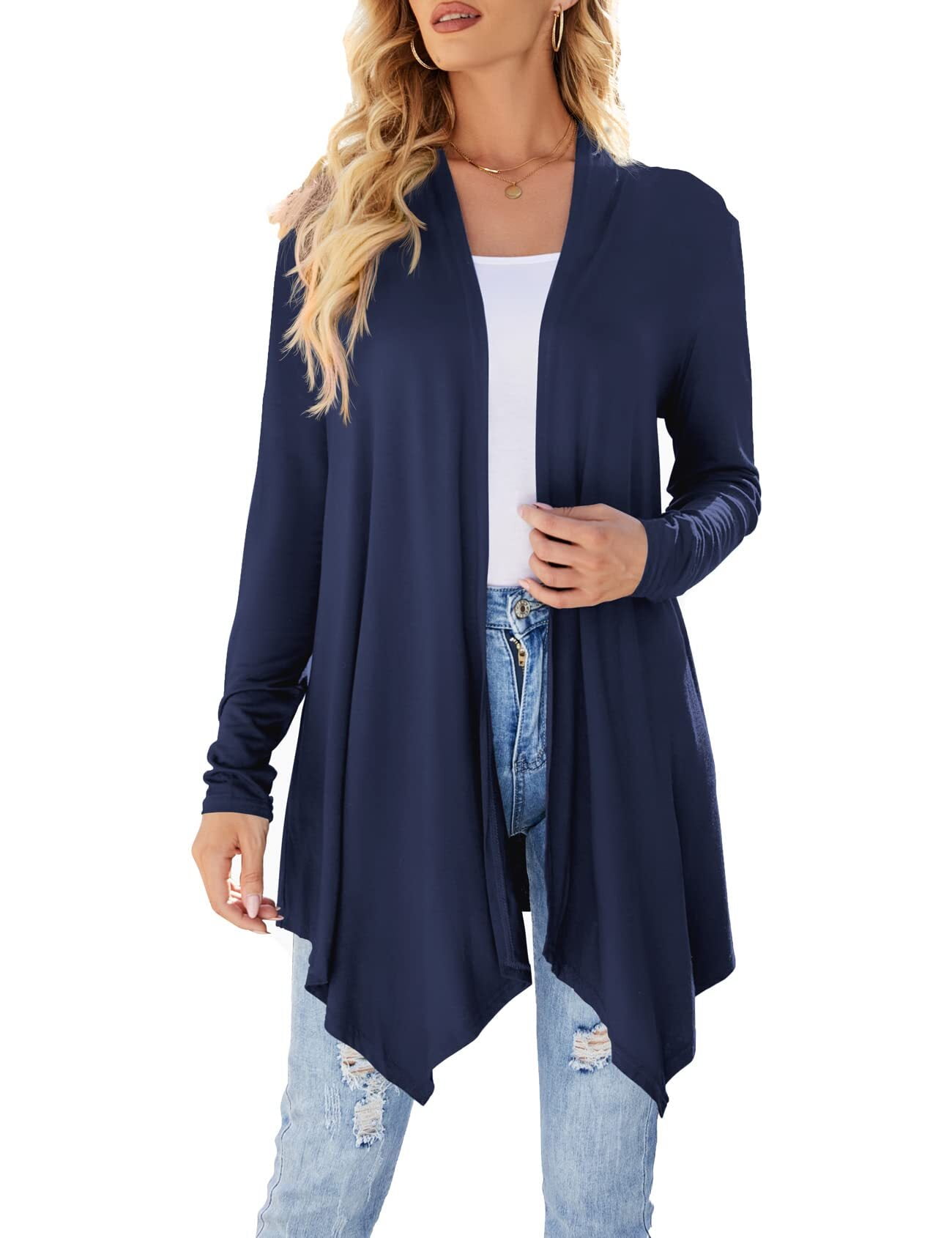 KOITHOT Cardigans for Women with Pocketes Long Sleeve Lightweight ...