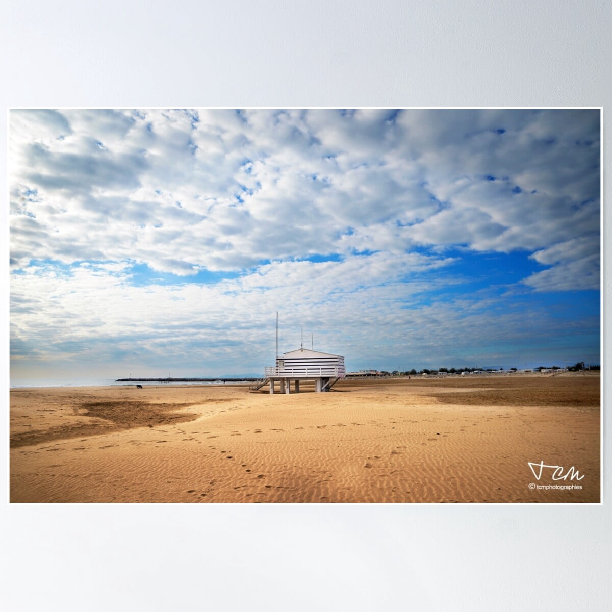 Chalets Beach, Gruissan, Aude, Occitan, France Poster Wall Art, Modern ...