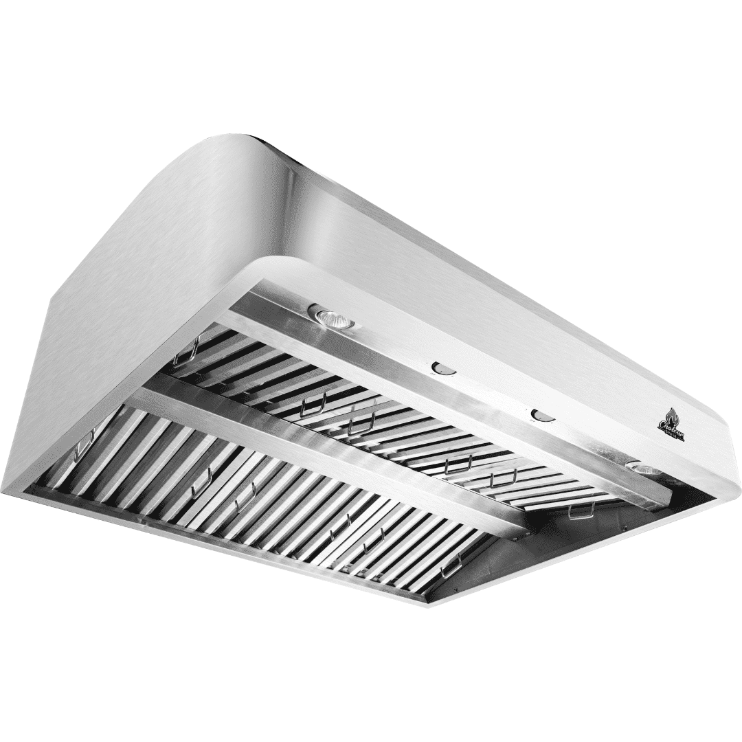 Chaleur Grill 36" Wall Mount Outdoor Range Hood 1000CFM Stainless Steel ...