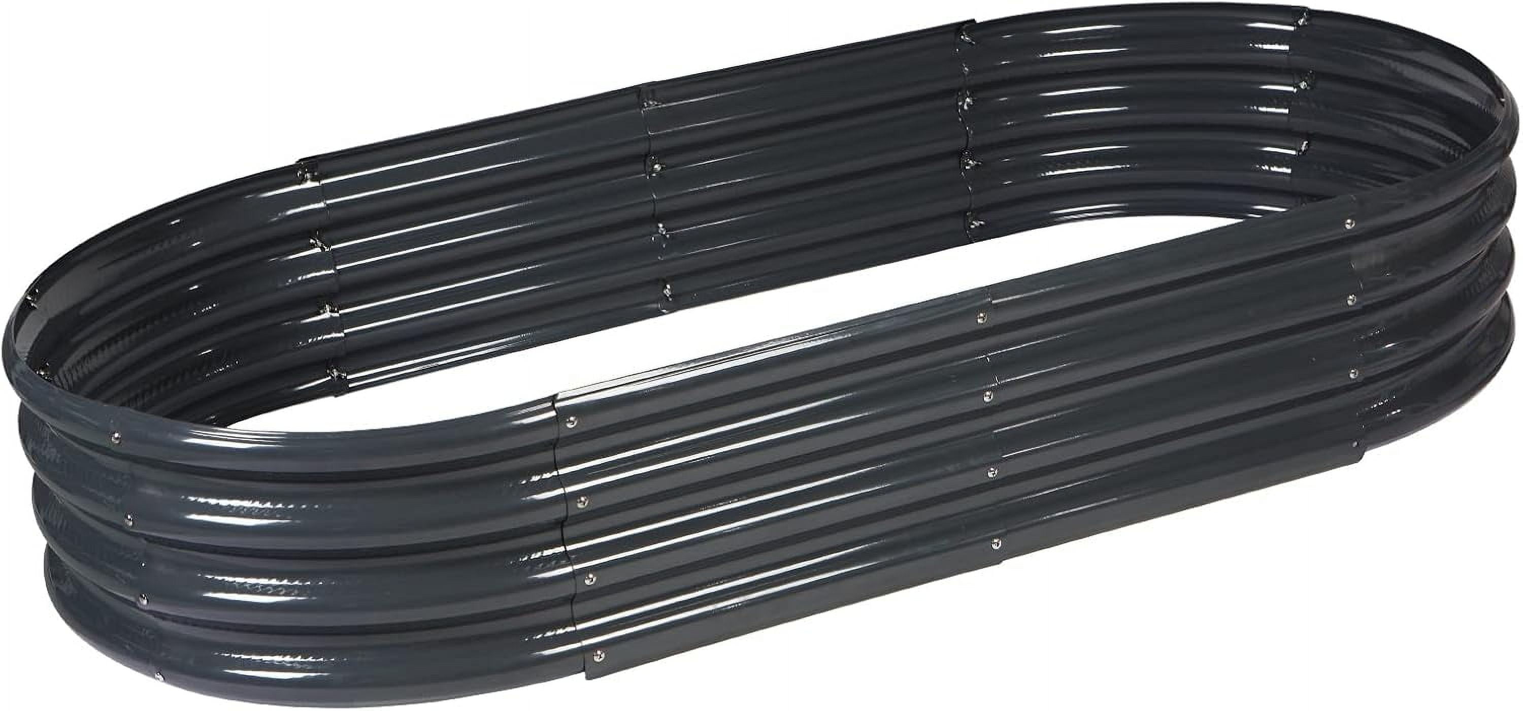 Chalian Garden Bed Galvanized Planter Box Outdoor, Rot-Resistant Metal ...