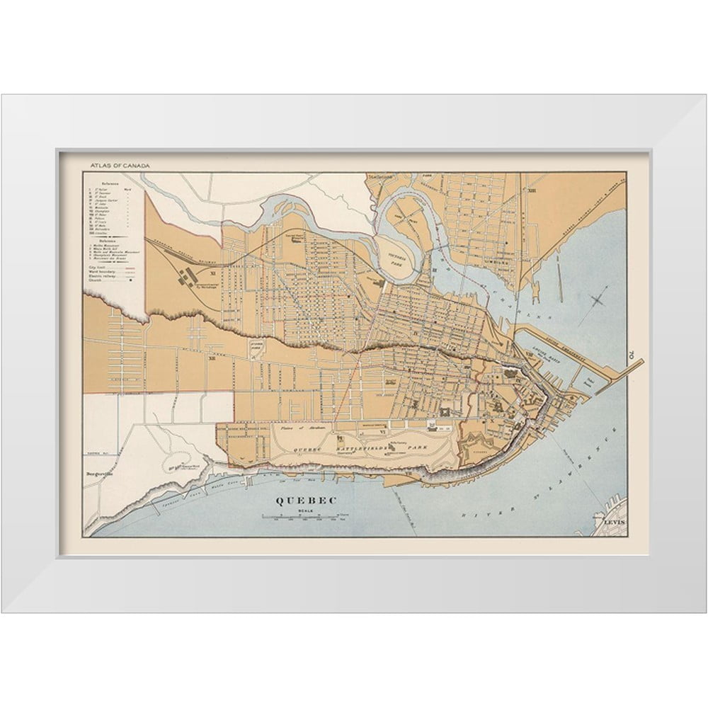Chalifour 18x14 White Modern Wood Framed Museum Art Print Titled ...