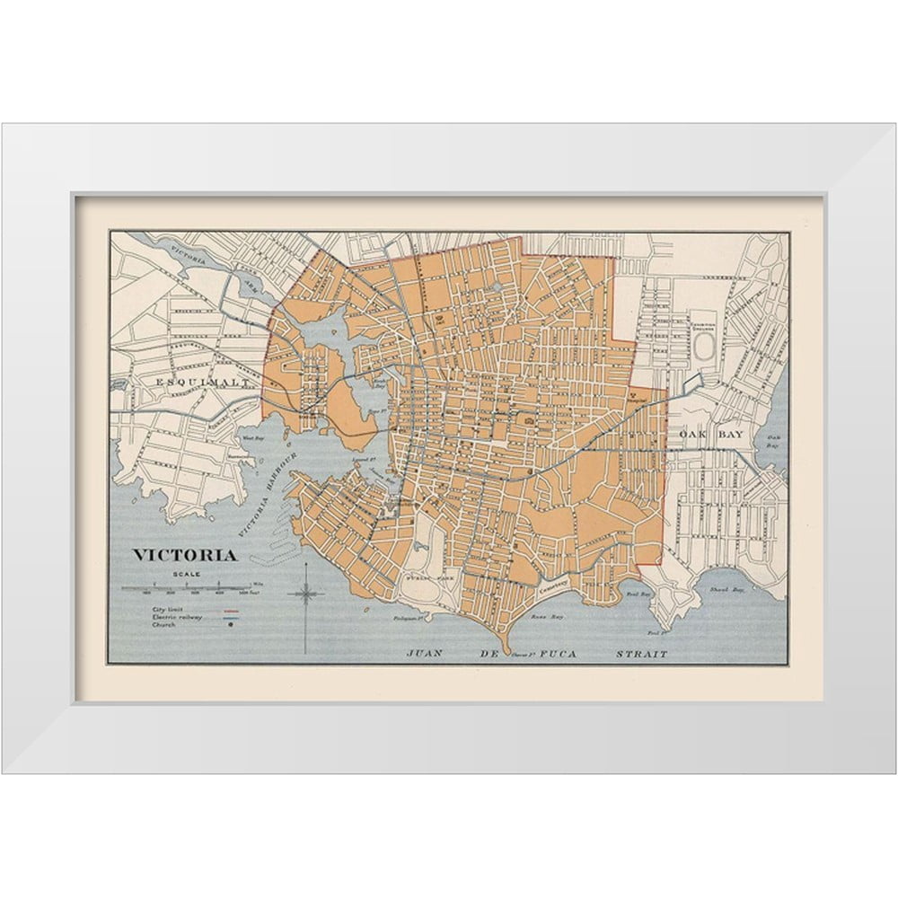 Chalifour 32x23 White Modern Wood Framed Museum Art Print Titled ...