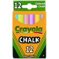 Chalk, 6 Assorted Colors, 12 Sticks/box | Bundle of 5 - Walmart.com