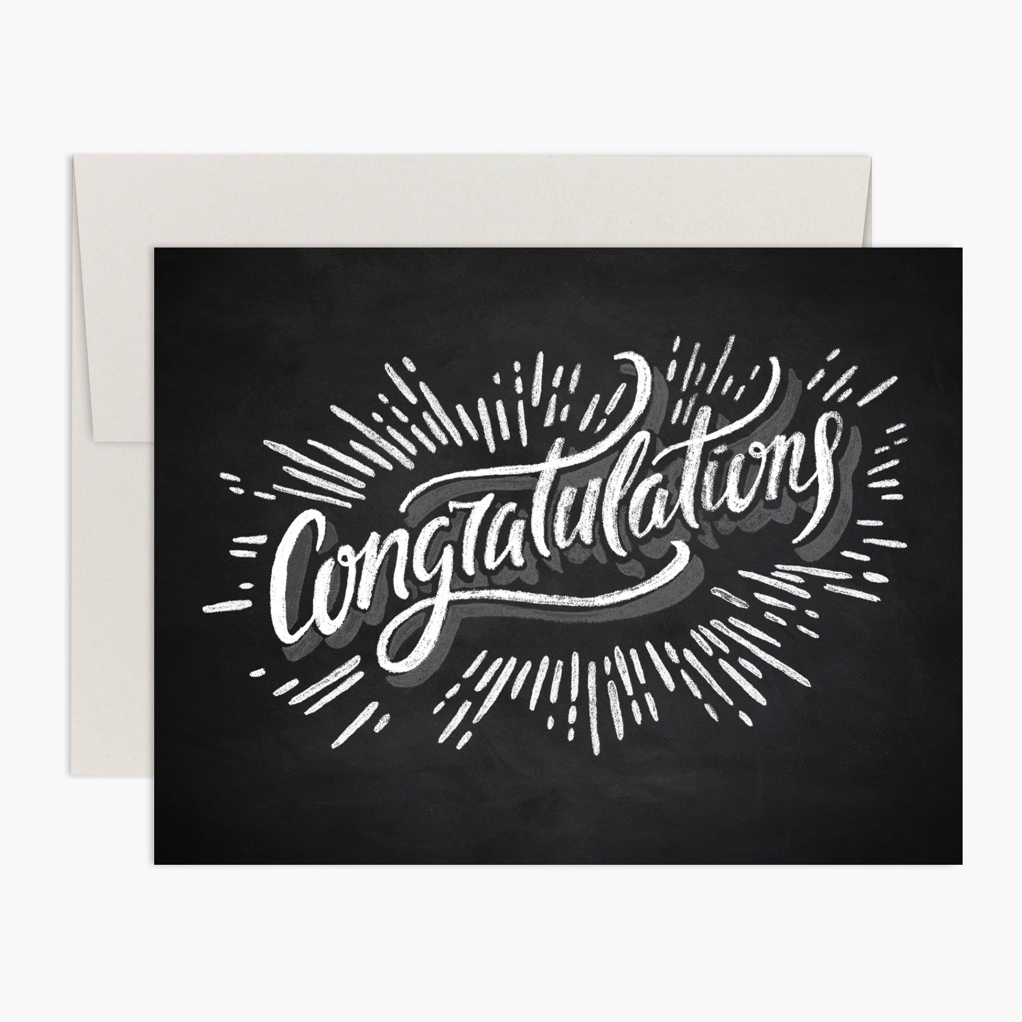 Chalk Art Congratulations Card - Walmart.com