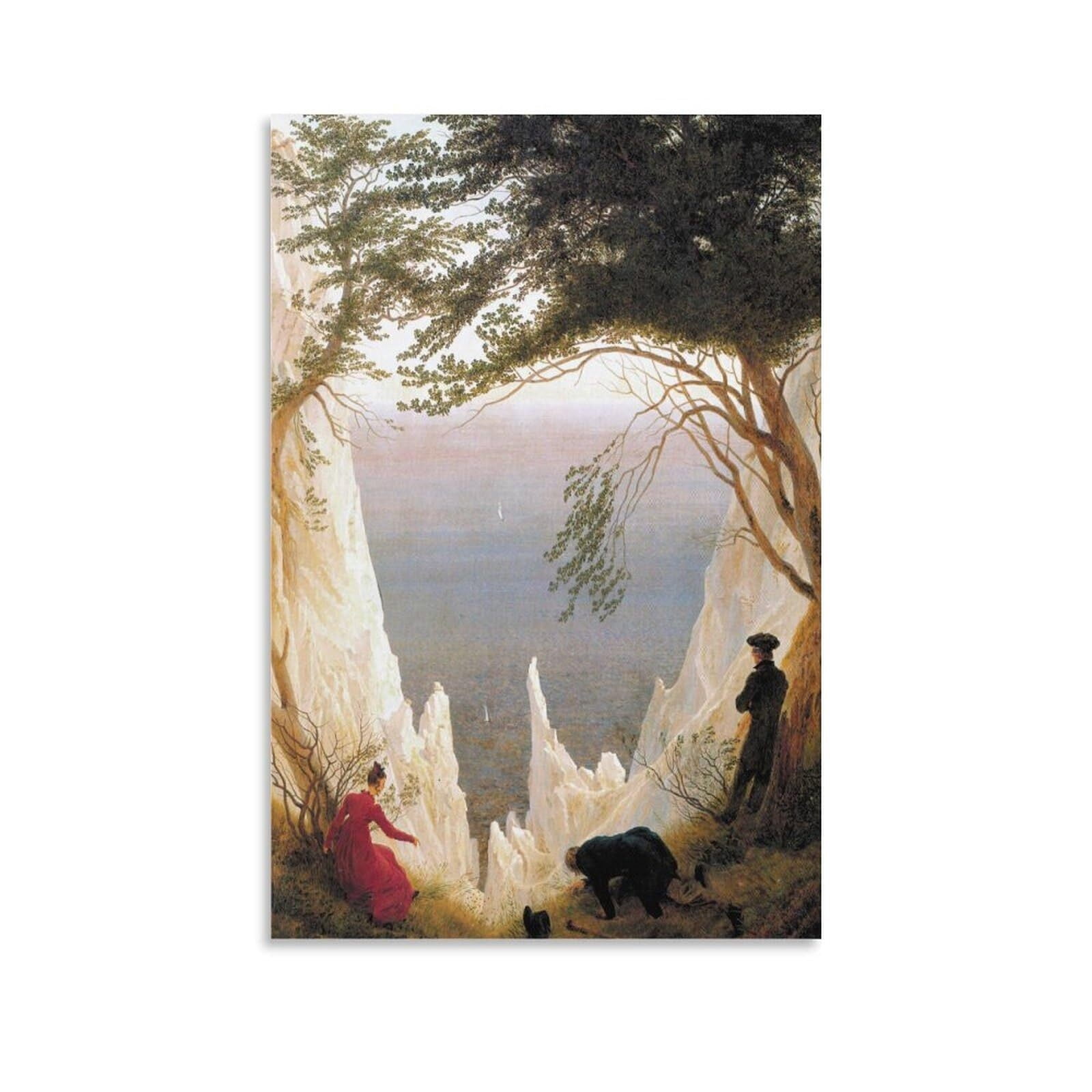 Chalk Cliffs on Rügen Prints Canvas Art Poster And Wall Art Picture ...