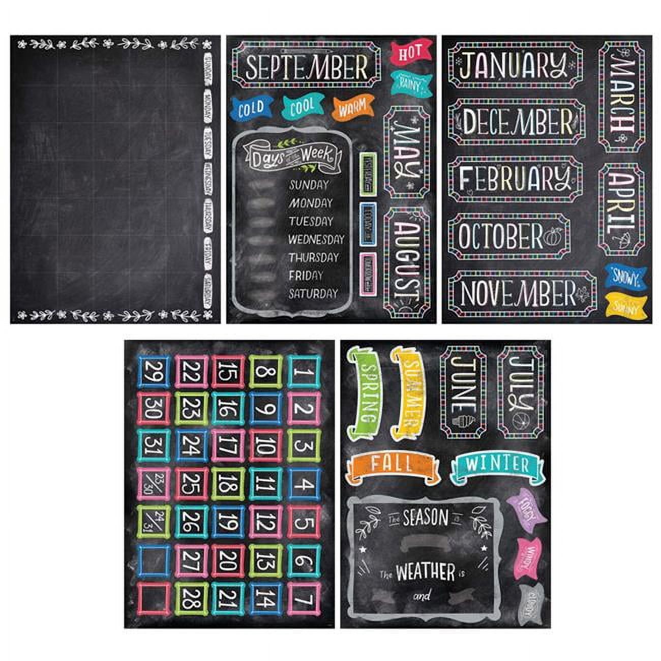 Chalk It Up Calendar Bulletin Board Set - Walmart.com