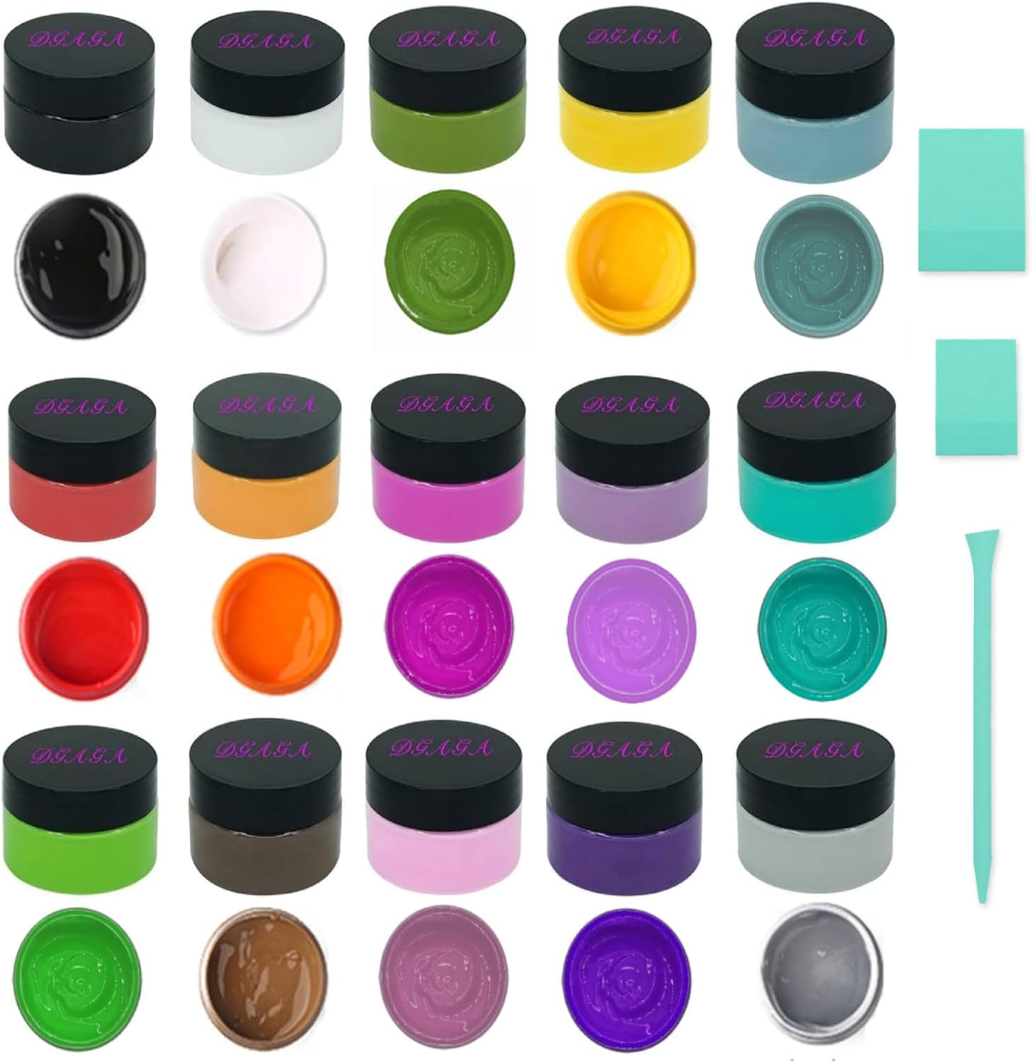 Chalk Paste Paint Colors for Screen Printing Transfer Ink Paste ...