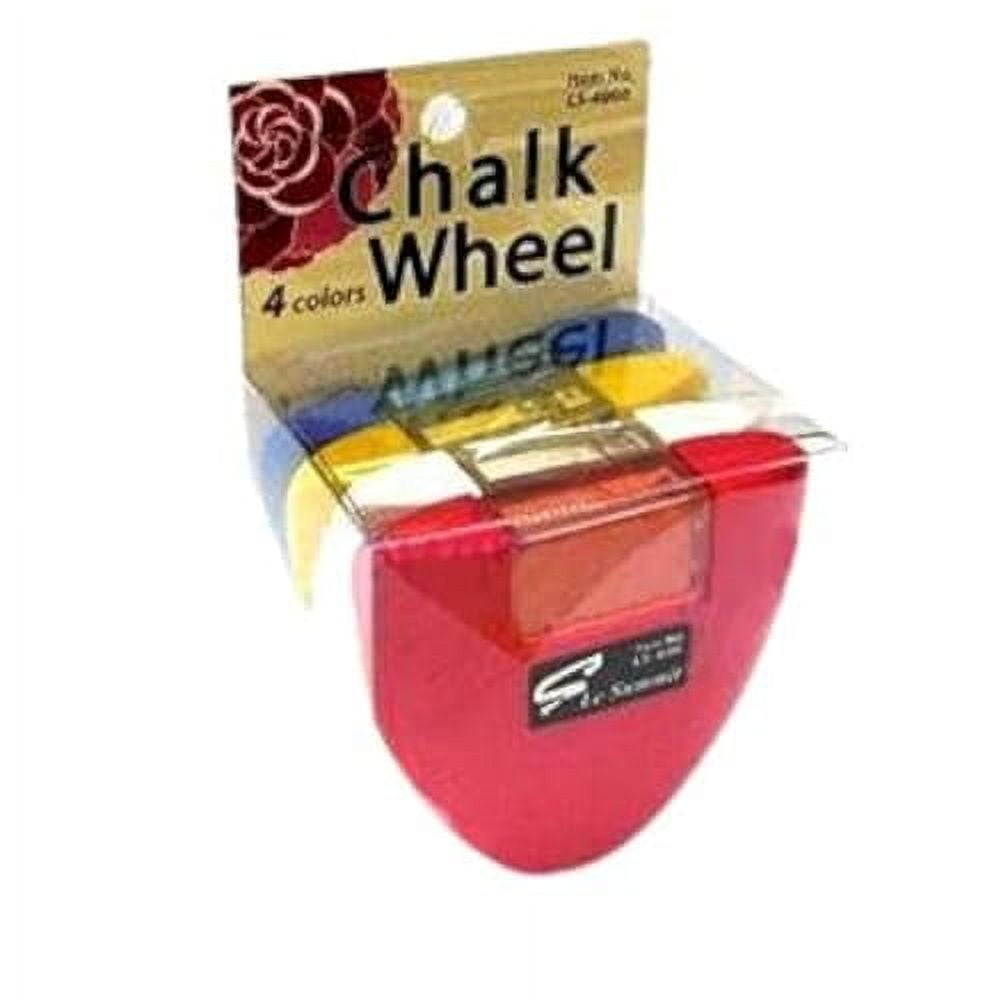 Chalk Wheel - , Red, White, Yellow Four Color Set Fabric Markers ...