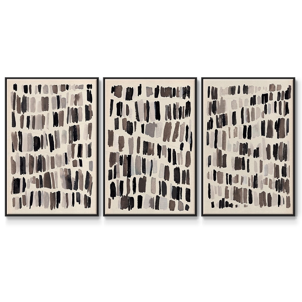 Chalk and Flint I - Framed Premium Gallery Wrapped Canvas L Frame 3 ...