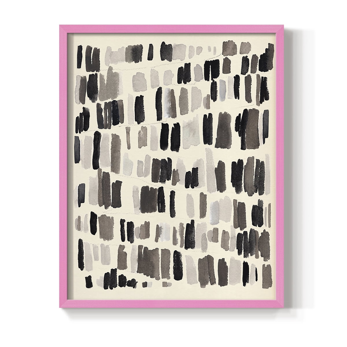 Chalk and Flint I Framed Print in Pink Solid Wood Framed Print No Nail ...