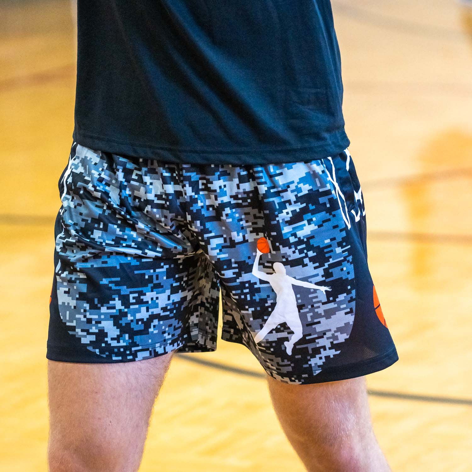 ChalkTalk SPORTS Basketball Shorts | Digital Camo Basketball Shorts ...