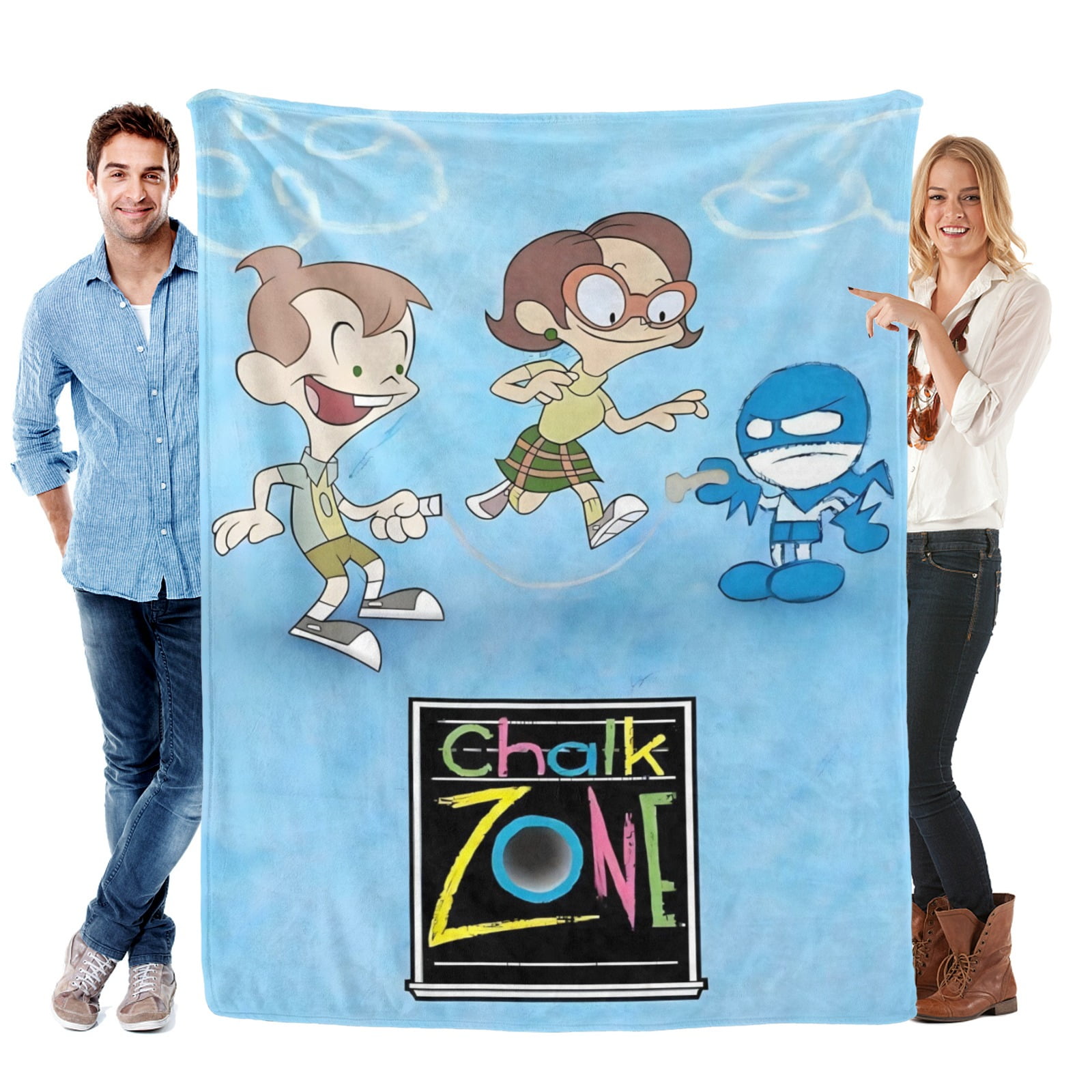 ChalkZone-themed Pals Plush Throw Blanket Gifts for Fans Girls Boys Women Present Suitable for a ...