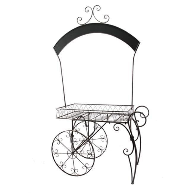 Wald Imports Chalkboard Arch Metal Display Cart with Rolling Utility ...
