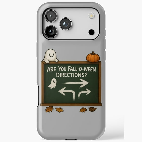 Chalkboard Arrows Are You Following Directions Pun Phone Case for iPhone 11 to 17 Pro Max ...