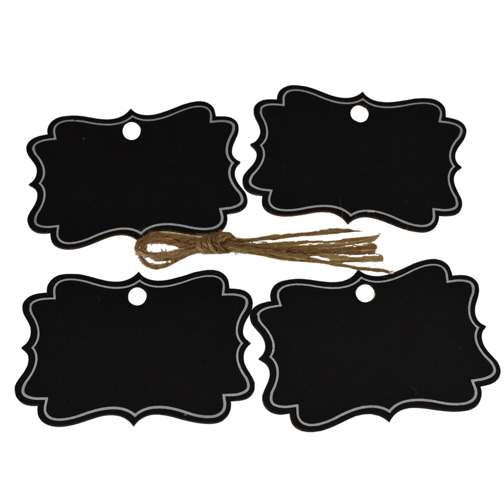 Chalkboard Bracket Tags, 3-1/4-Inch x 2-1/4-Inch, 4-Count - Walmart.com