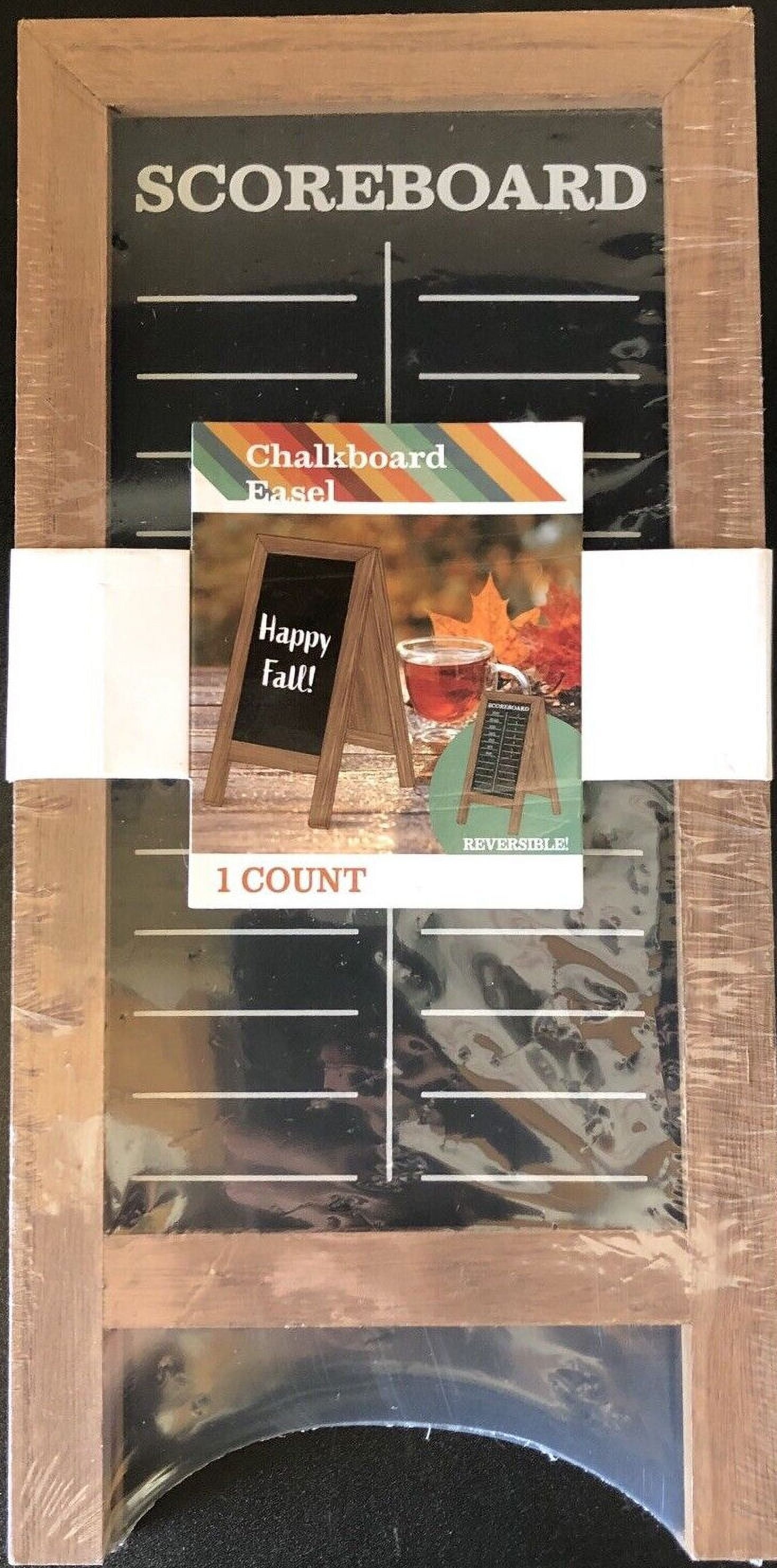 Chalkboard Easel Fall Reversible Scoreboard Horizon 13.5 x 6.5 ...