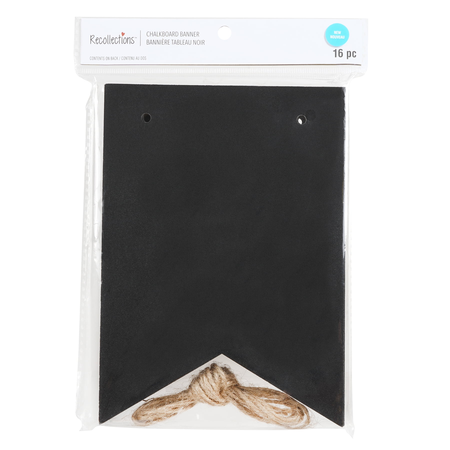 Chalkboard Flag Banner by Recollections - Walmart.com