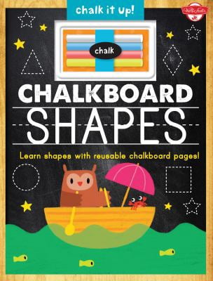 Pre-Owned Chalkboard Shapes: Learn your shapes with reusable chalkboard ...