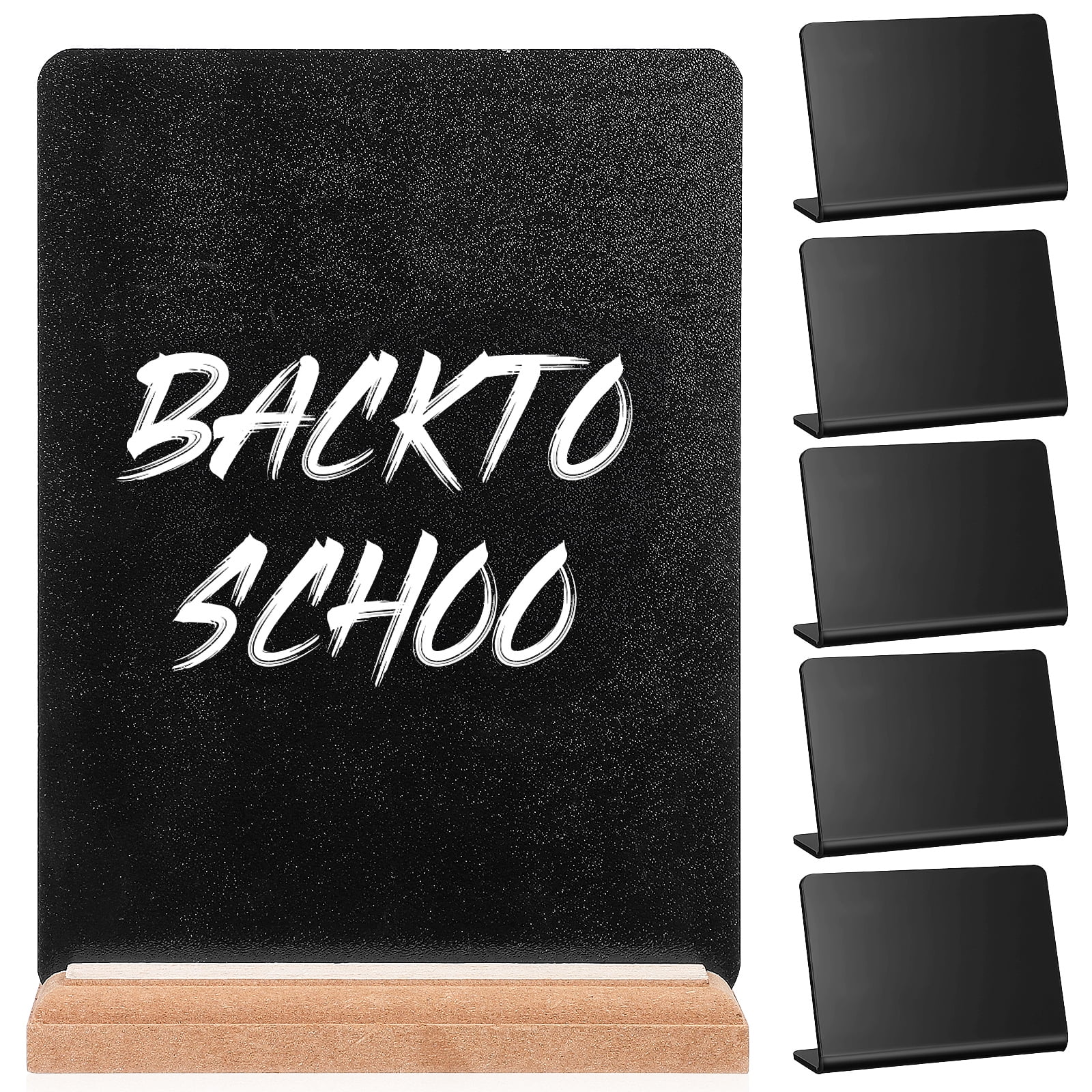 Chalkboard Signs For Table,1 Set Small Chalkboard Signs Double Sided ...