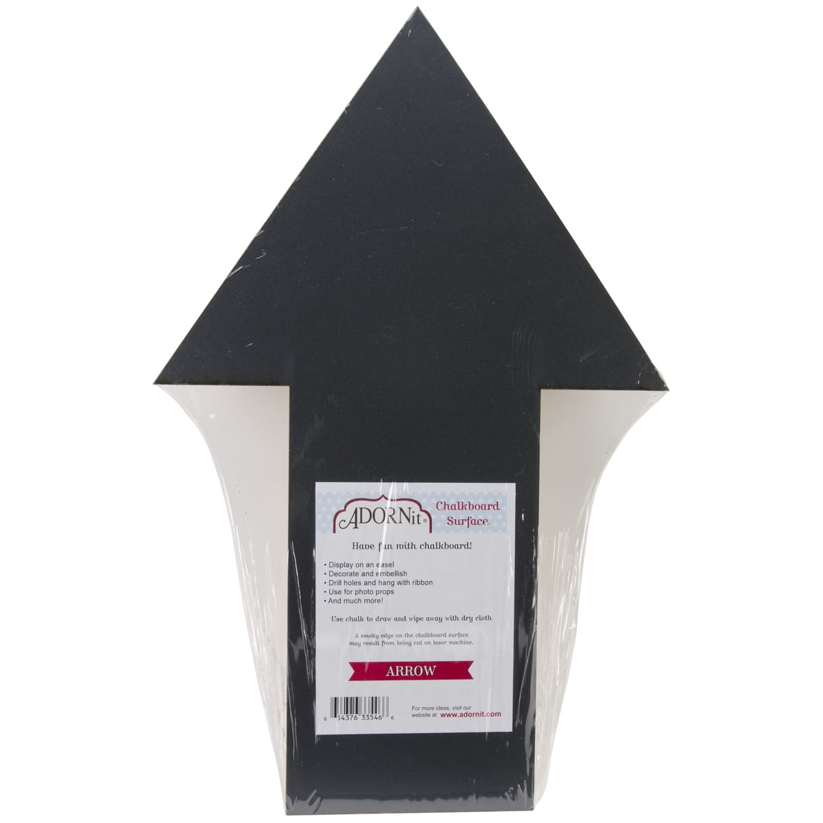 Chalkboard Surfaces -Arrow 12"X18", Pk 1, Adorn-It - Walmart.com