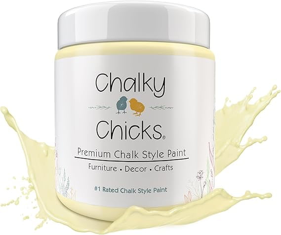 Chalky Chicks 8 Fl Oz Matte Denali (Deep Blue) Chalk Paint for ...
