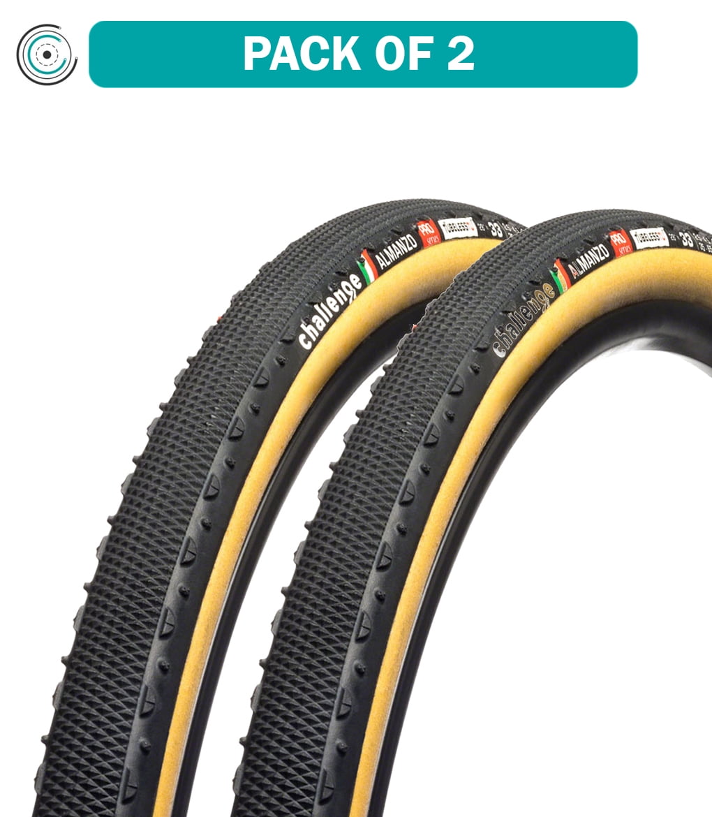 Challenge Almanzo Pro Tire - 700 x 33, Tubular, Black/Tan, Handmade ...
