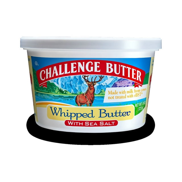 Challenge Butter, Whipped Butter with Sea Salt, 8oz Tub - Walmart.com