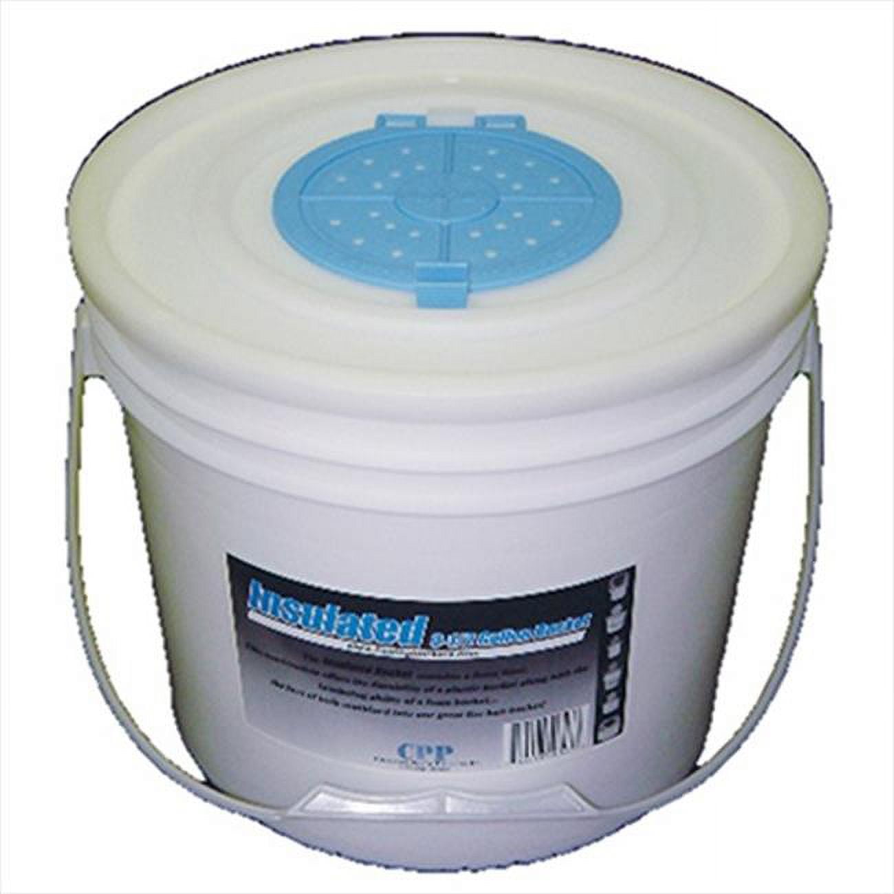 Challenge Challenge 3.5 Gallon Insulated Bait Bucket with Lid - White ...