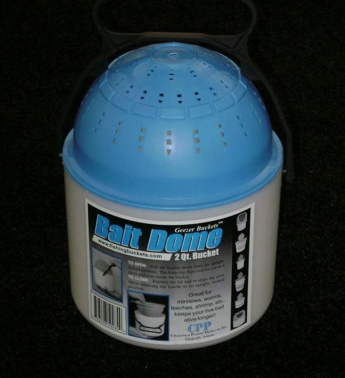 Challenge Plastics Dome Bait Bucket, 50284 - Walmart Business Supplies