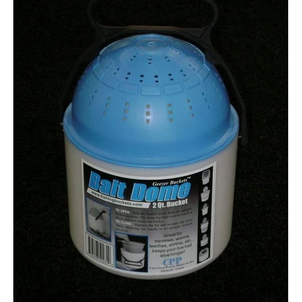 Challenge Plastics Dome Bait Bucket, 50284 - Walmart Business Supplies