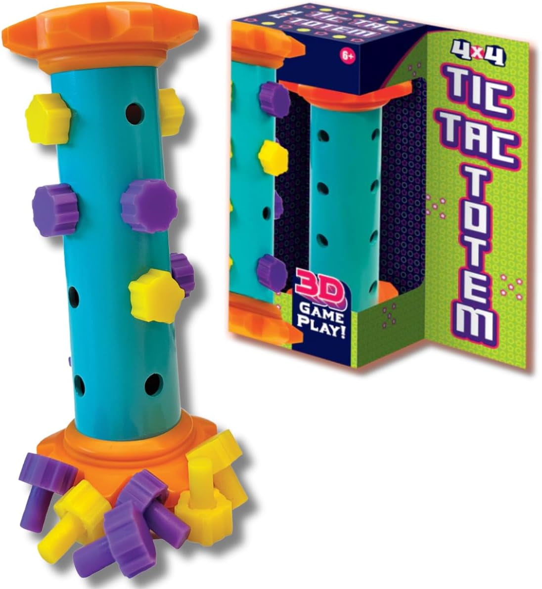 Challenge Your Mind with Tic Tac Totem 4x4: 3D Tic Tac Toe Travel Game ...