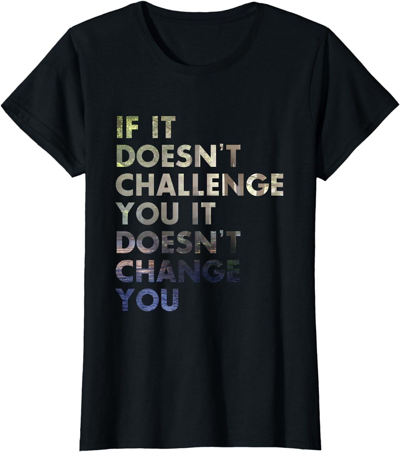 Challenge Yourself Motivational Gift T-Shirt - Walmart.com