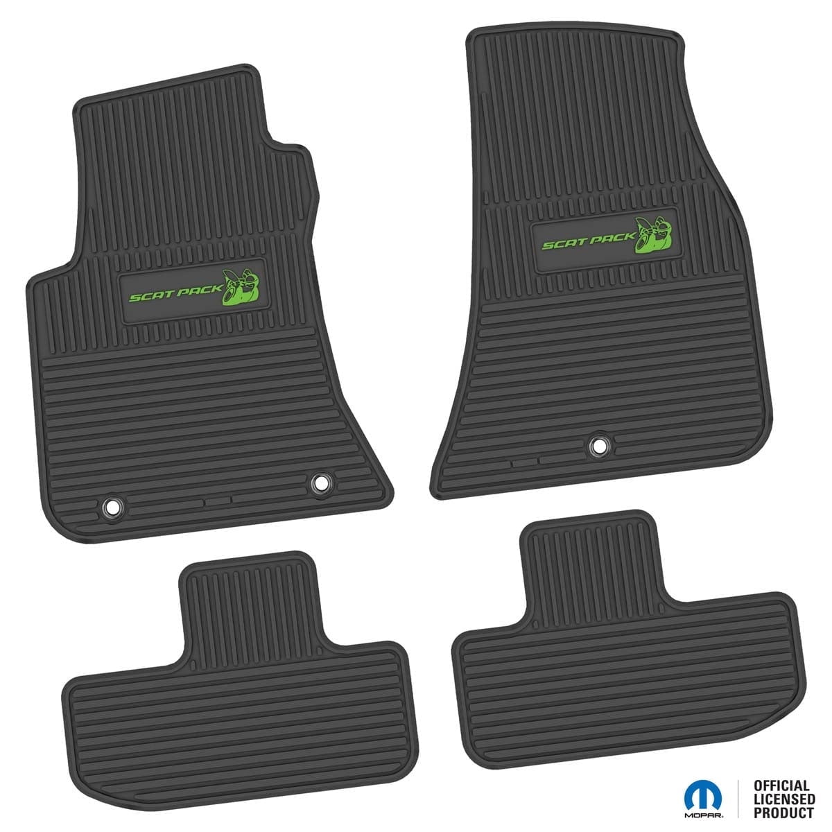 Challenger Floor Mats 11-24 Dodge Challenger RWD 4 Piece Custom Vintage ...