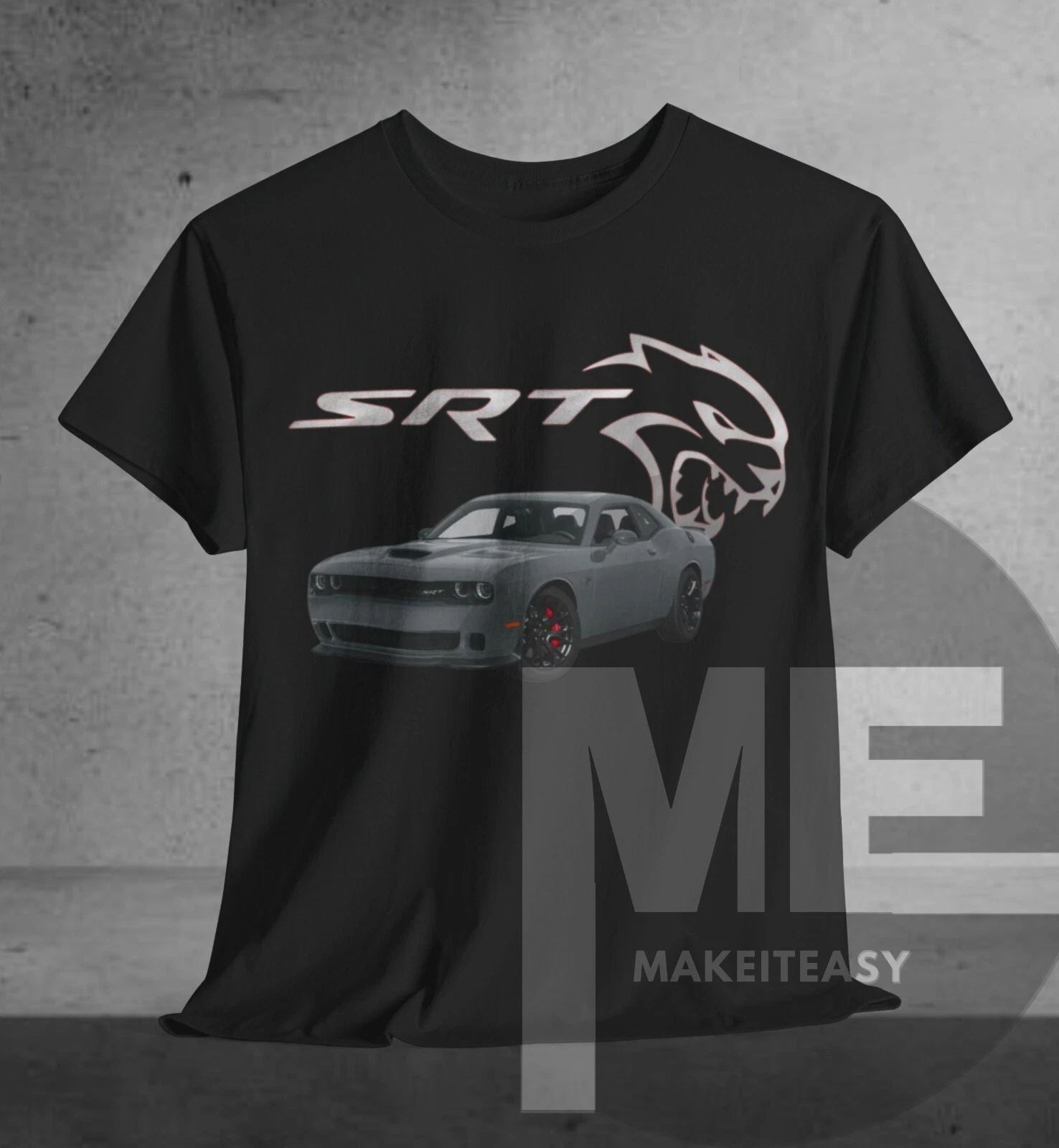 Challenger Hellcat SRT Logo T-shirt Tee Fan Gift - Walmart.com